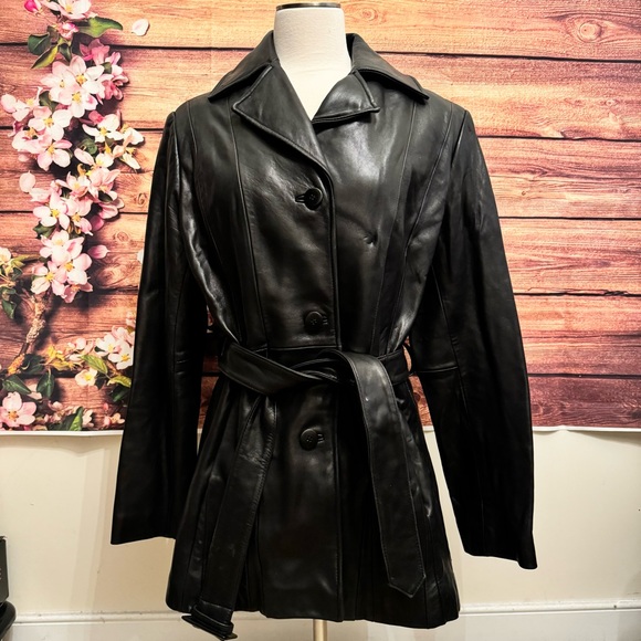 Avanti | Jackets & Coats | Avanti New York Black Leather Jacket | Poshmark